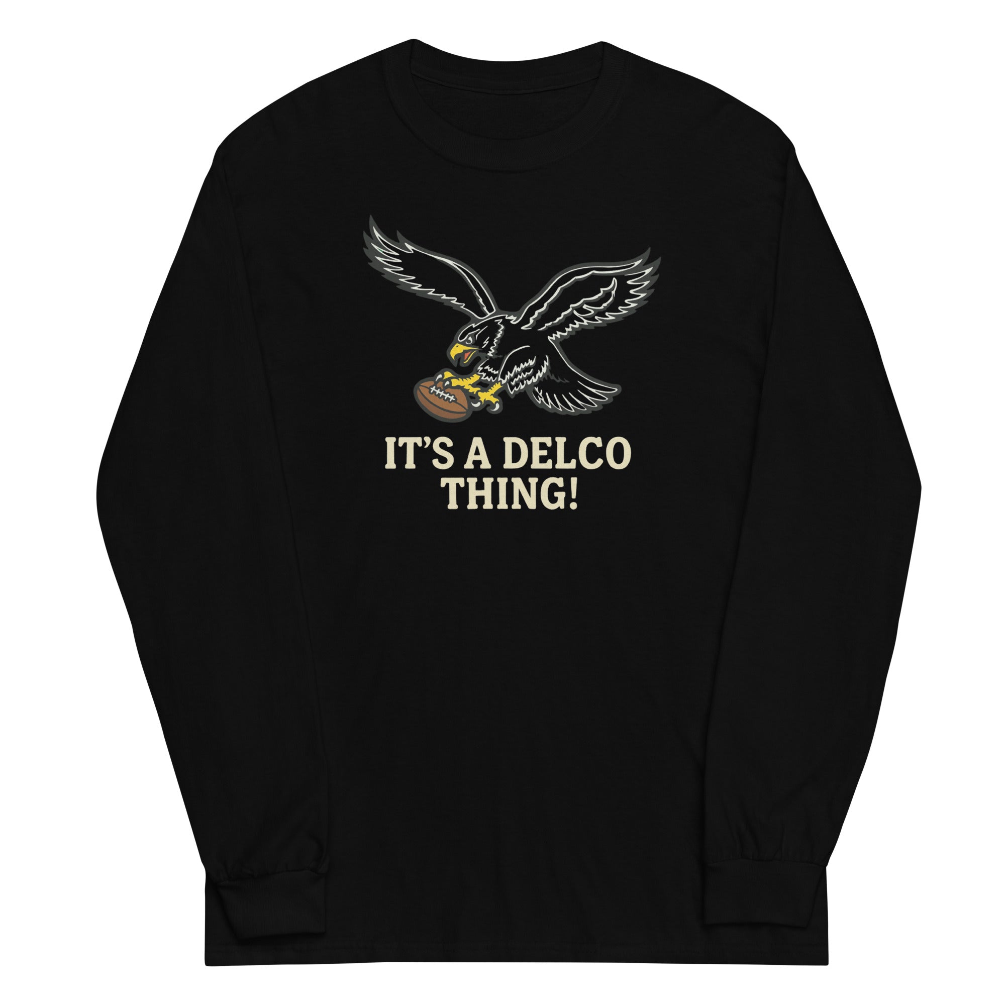 It’s a Delco Thing Long Sleeve – Kelly Green Old-School Birds Edition ...